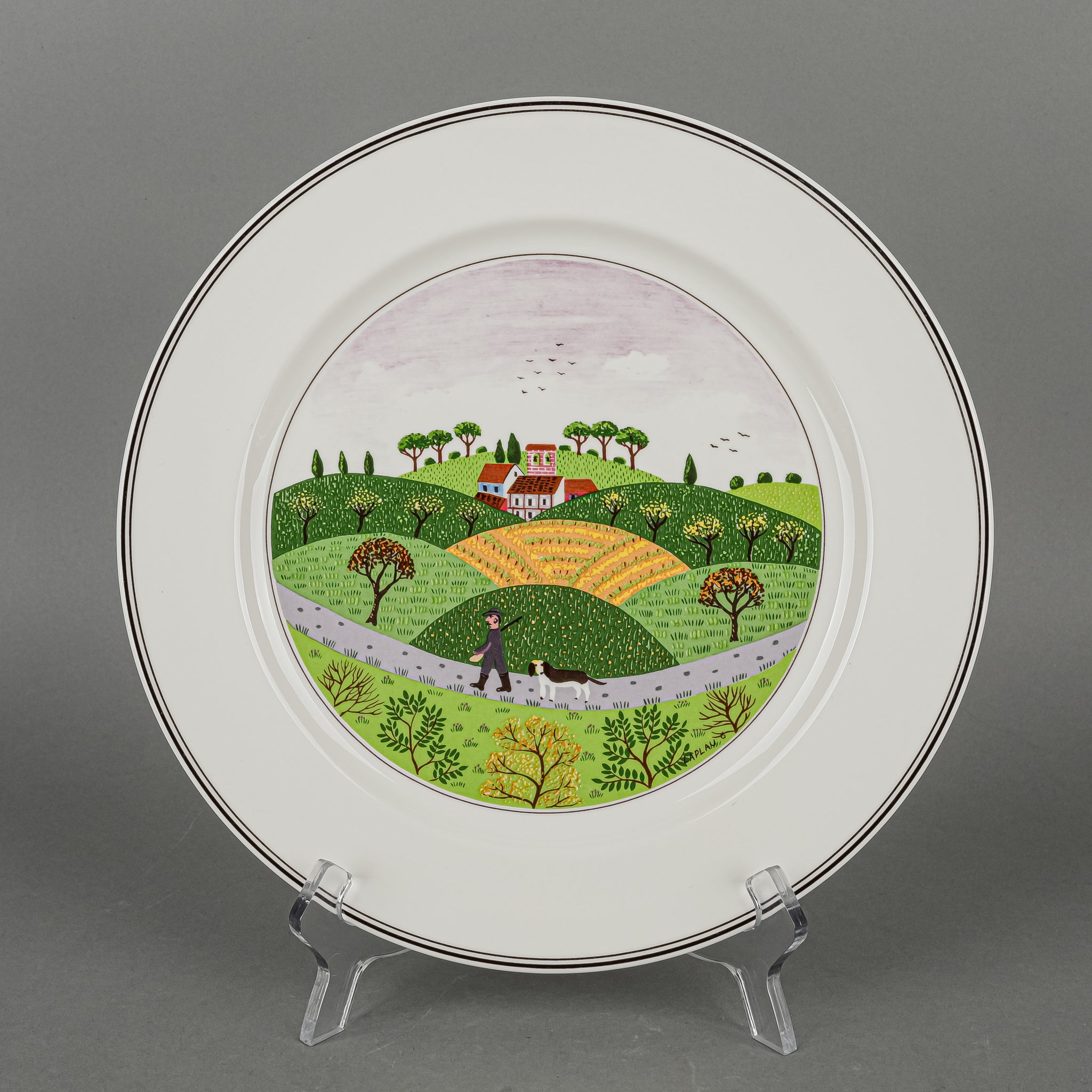 VILLEROY & BOCH Design Naif Dinner Plates Set Of 5 - Around The Block