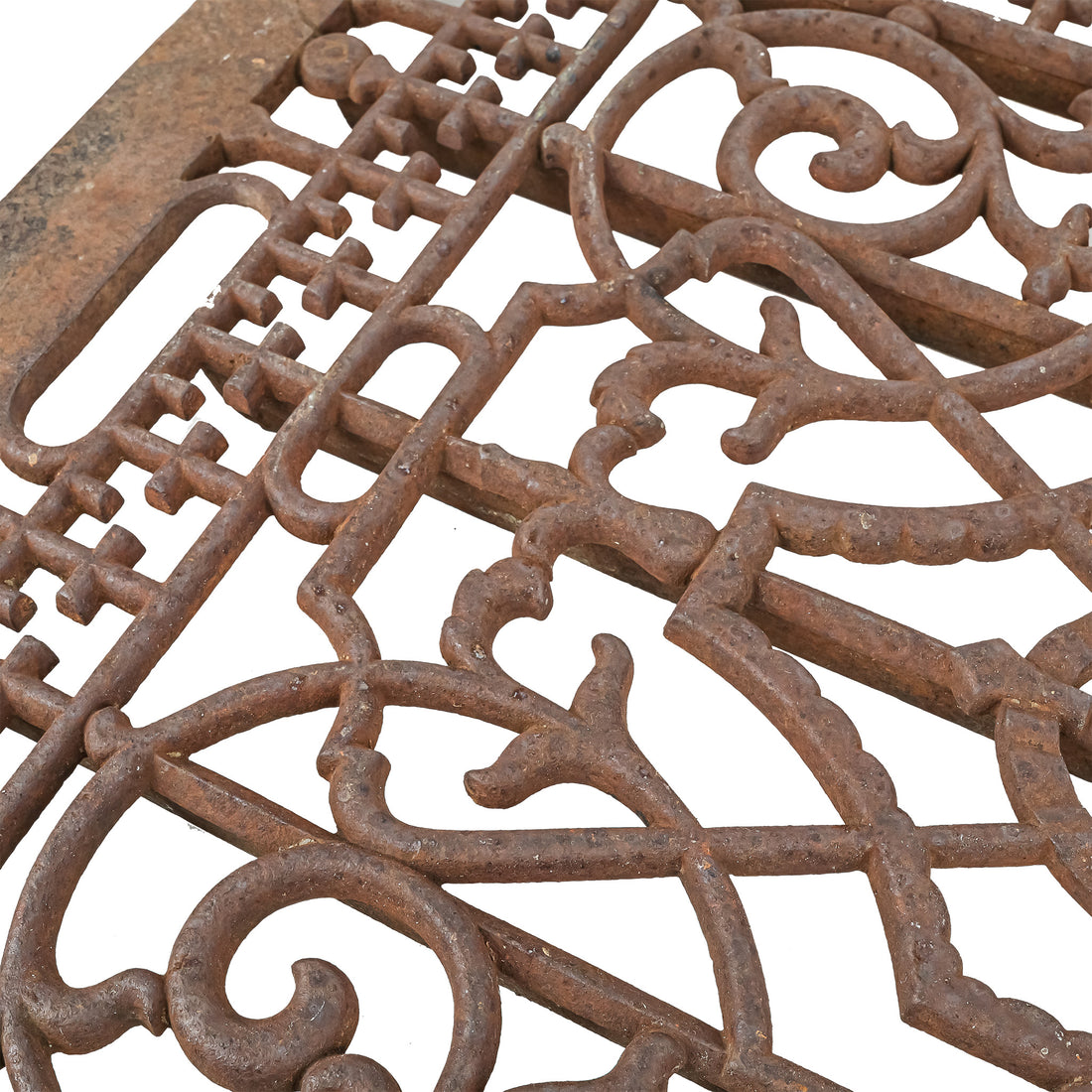 Vintage Cast Iron Floor Grate - Around The Block
