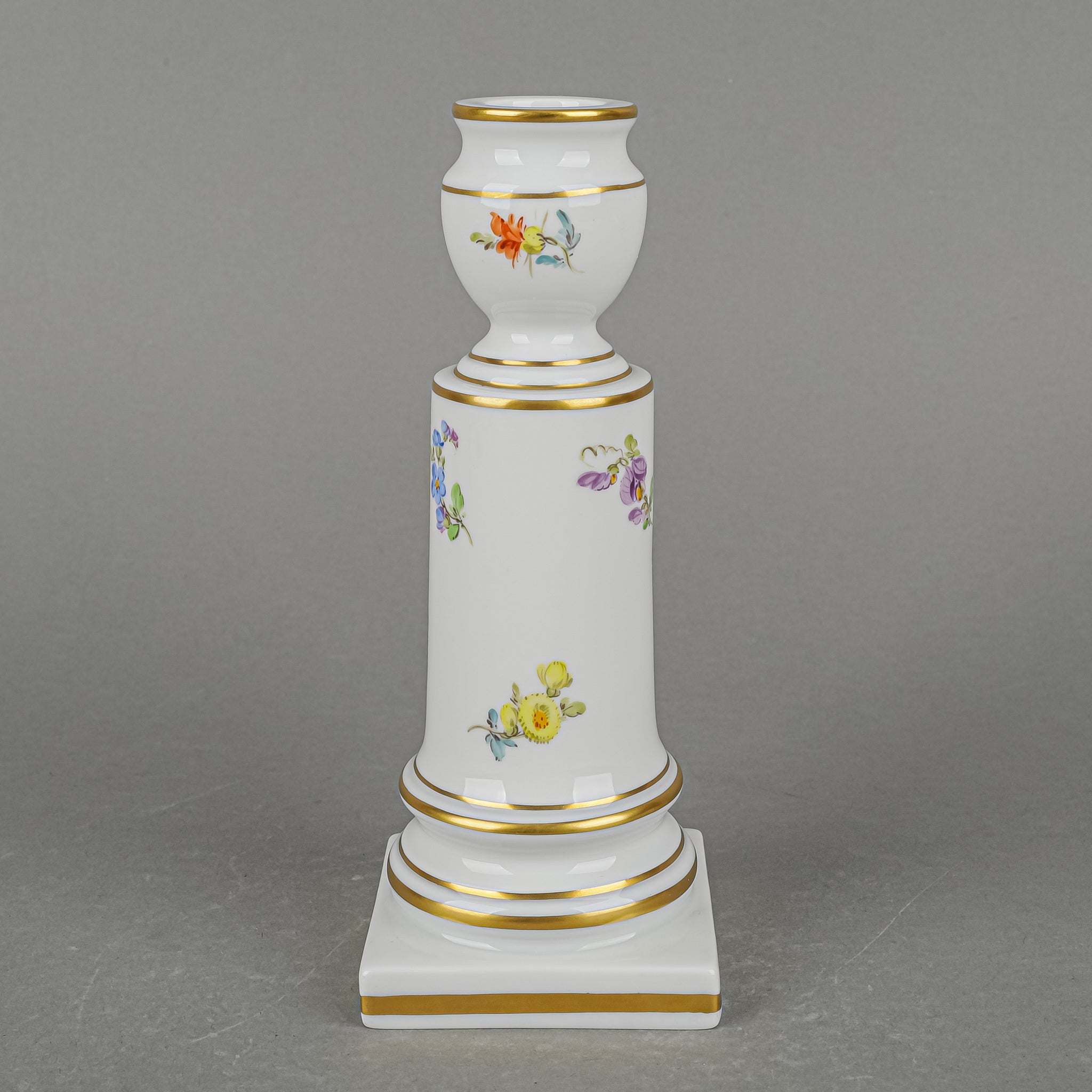 MEISSEN Scattered Flowers Candlesticks - Around The Block