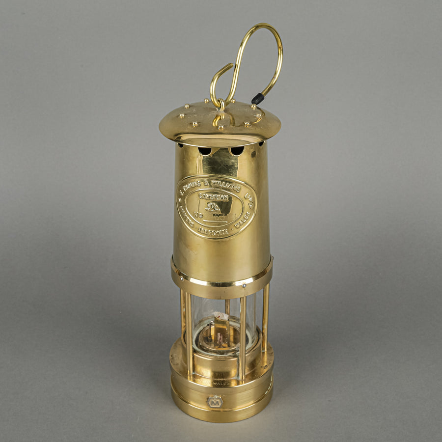 E THOMAS & WILLIAMS Cambrian Welsh Miners Lamp - Around The Block