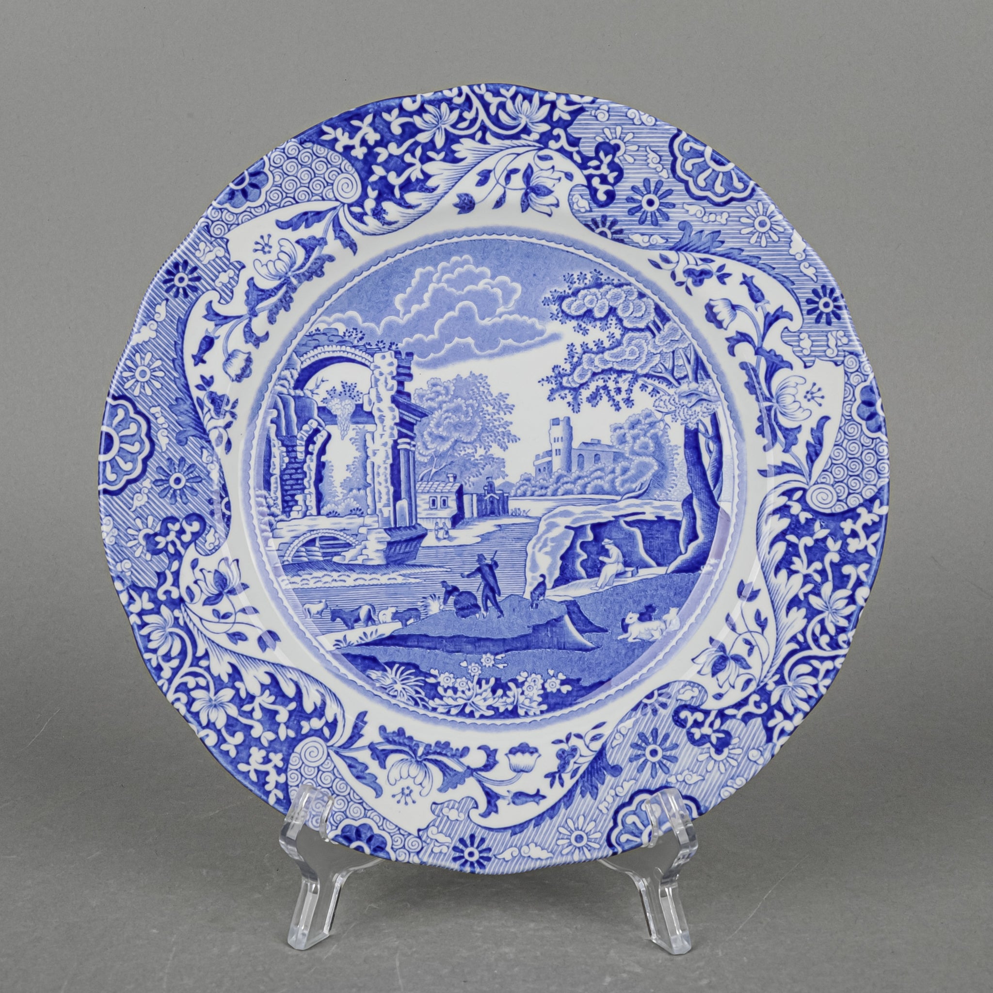 SPODE Blue Italian Salad Plates Set/5 - Around The Block