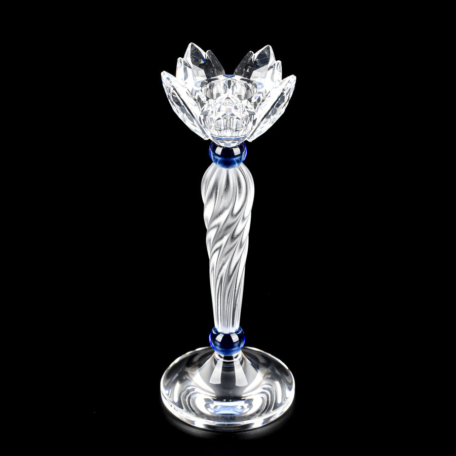 SWAROVSKI 146 Candleholder Blue Flower 207012 - Around The Block