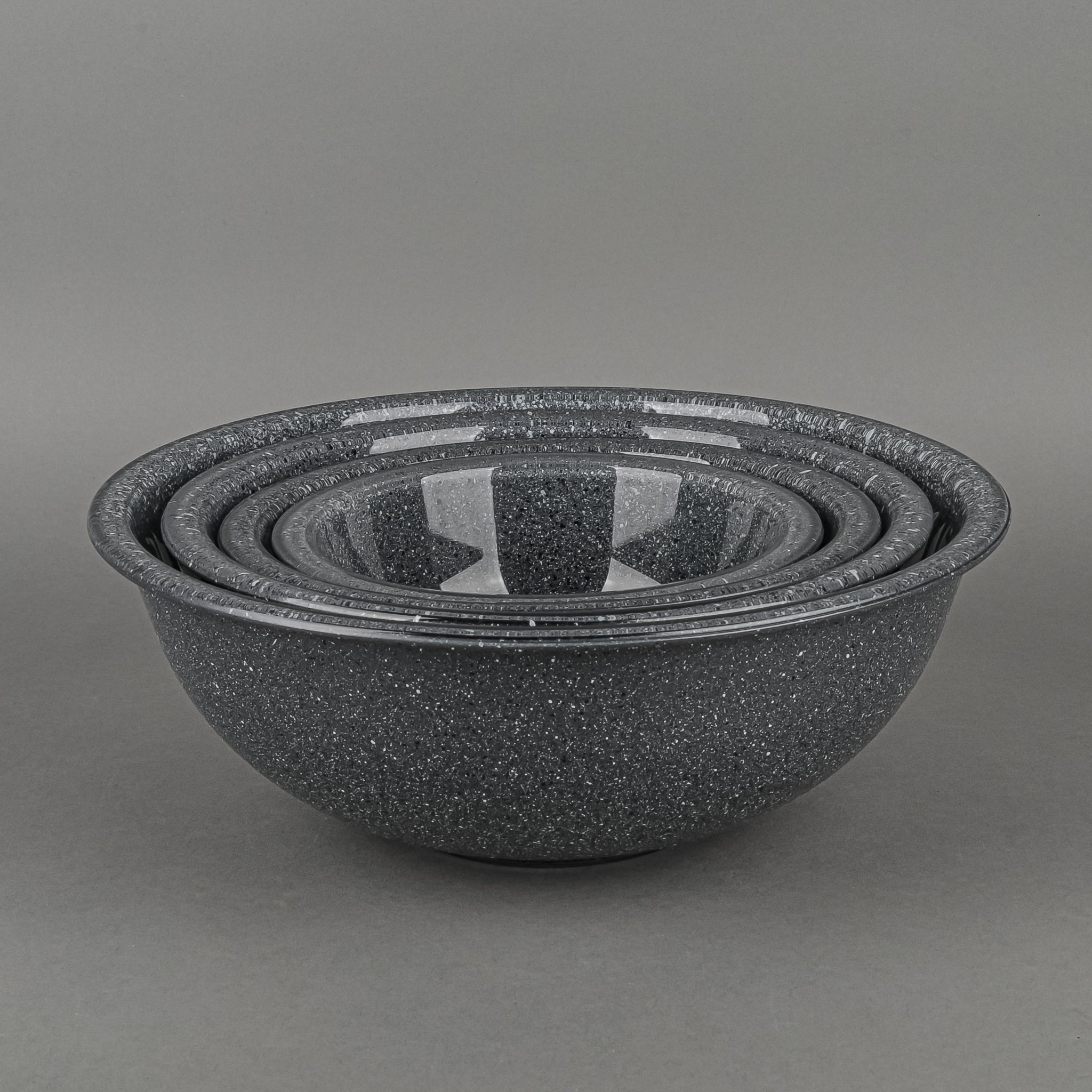 PYREX Granite Grey Nesting Mixing Bowls Set Of 4 - Around The Block
