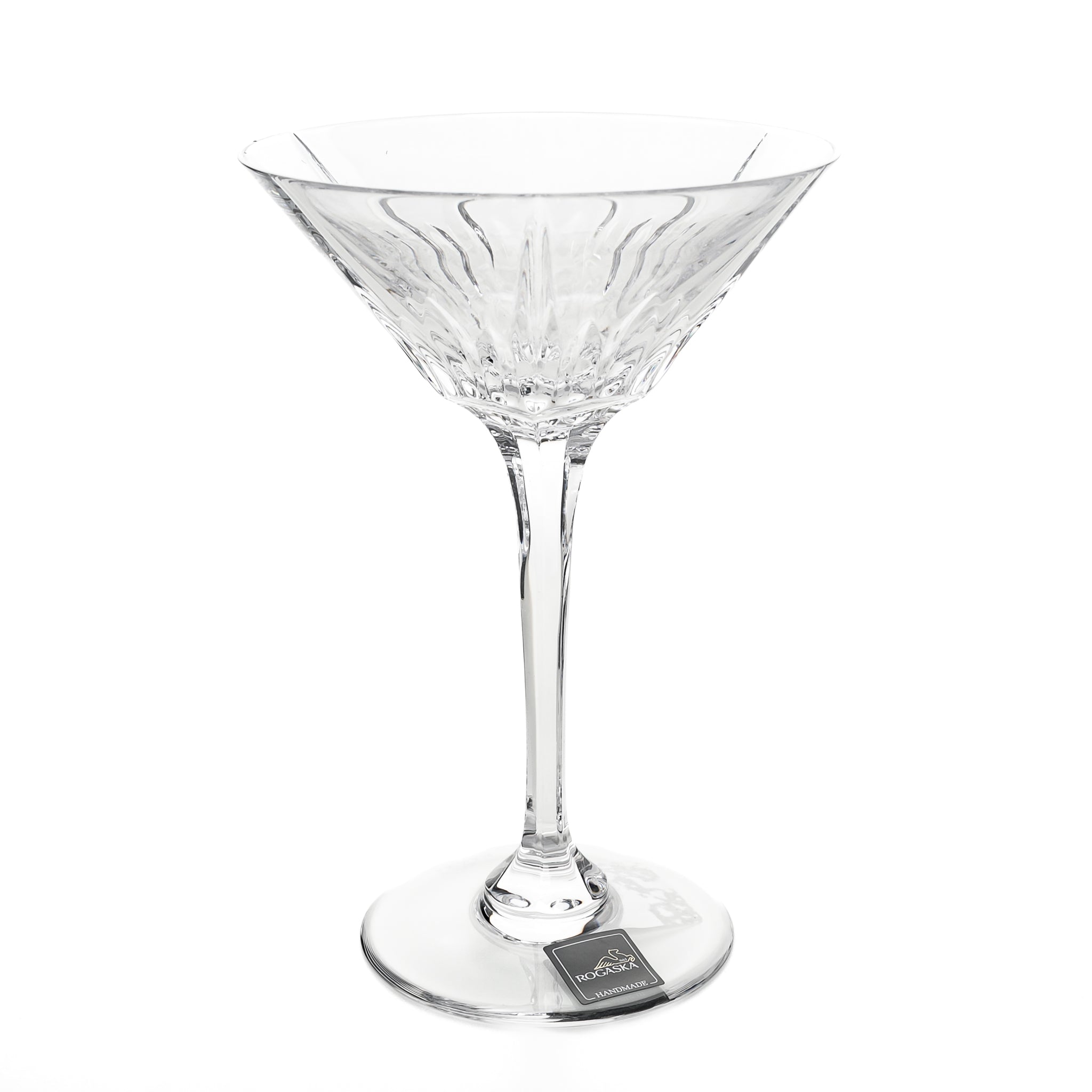 ROGASKA Skylight Crystal Martini Glasses Set Of 2 Boxed - Around The Block