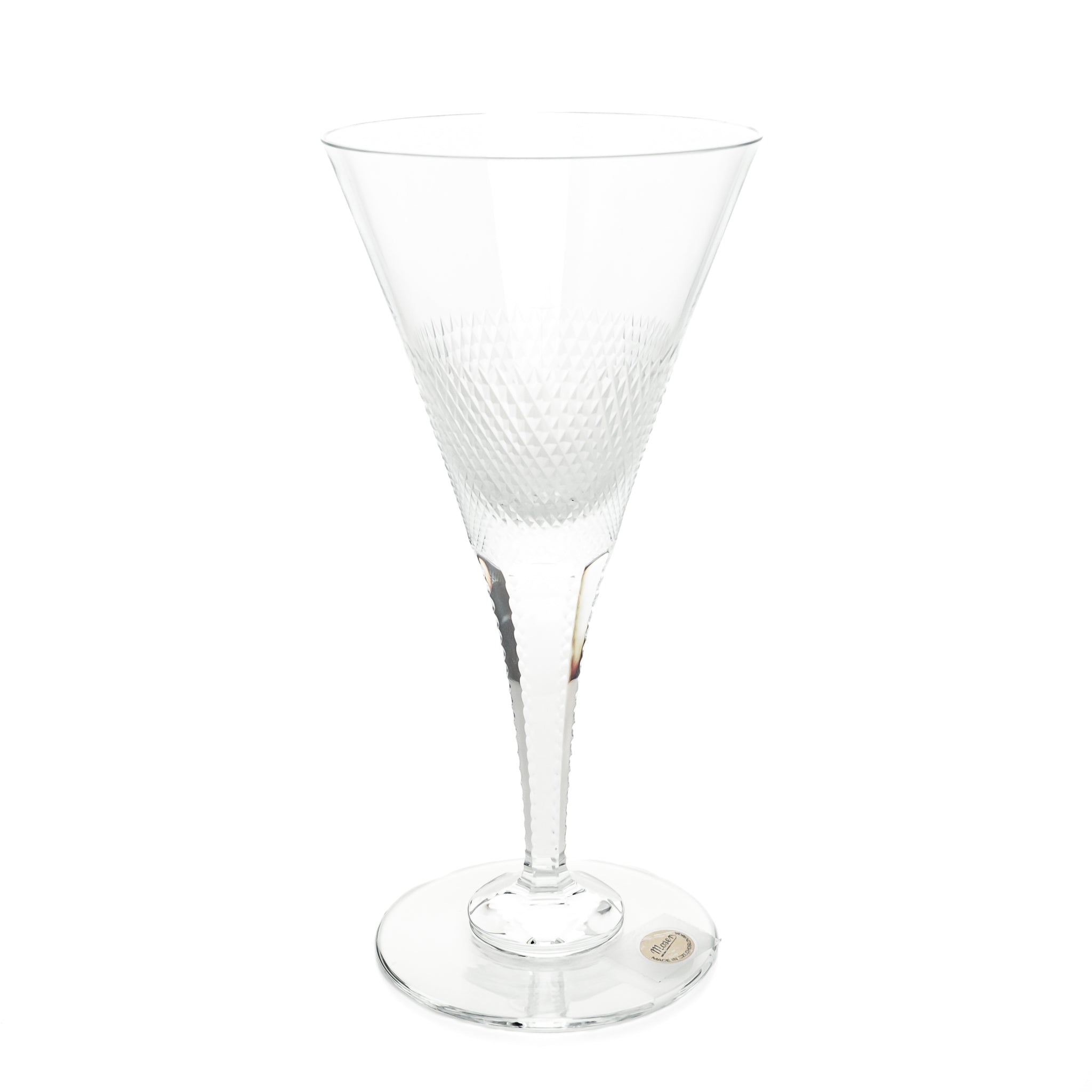MOSER Old Fashioned V-Shape Crystal Goblet - Around The Block