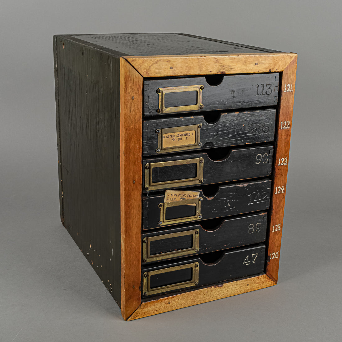 Vintage Typesetting Drawers - Around The Block