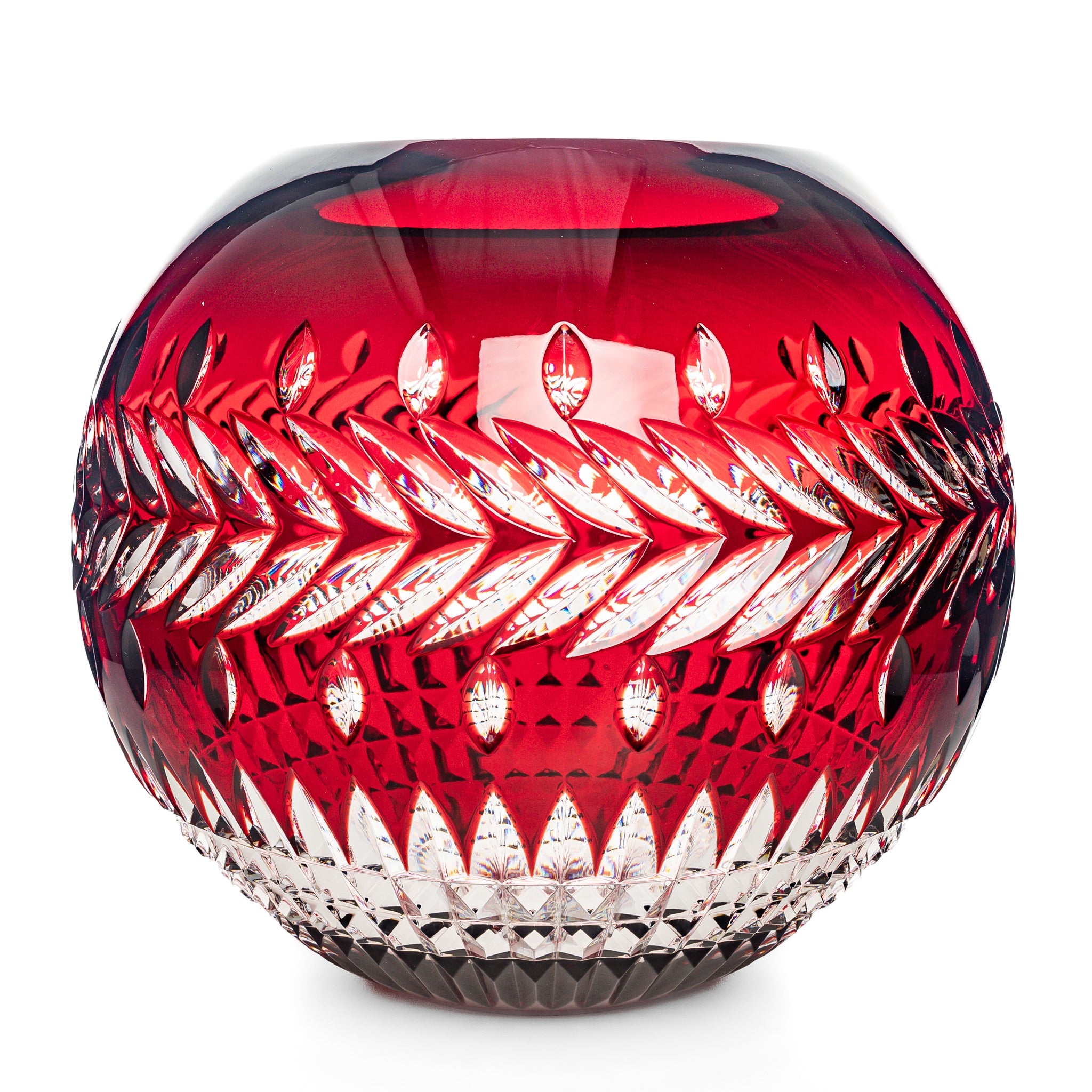 WATERFORD Fleurology Meg Red Rose Bowl - Around The Block