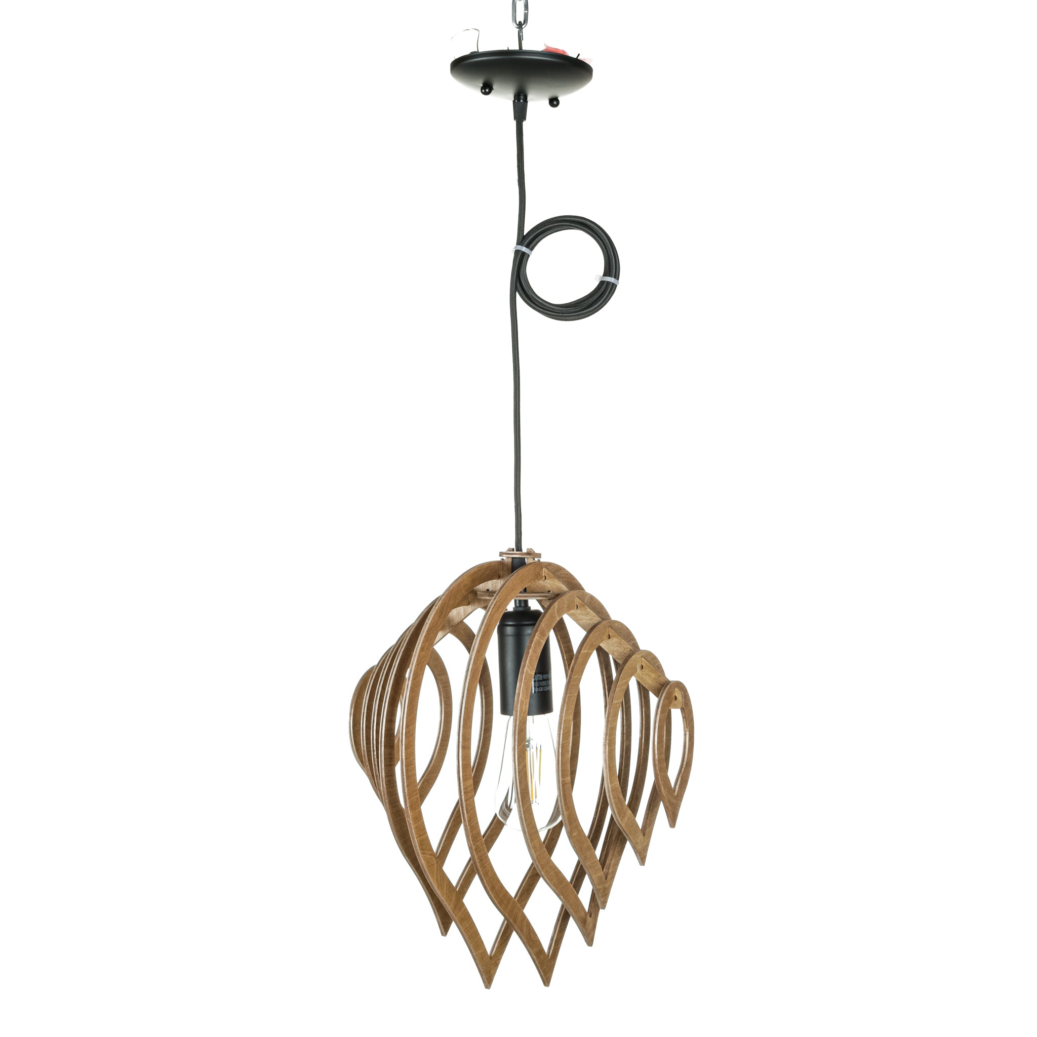 SJT Plywood Parametric Pendant Fixture - Around The Block