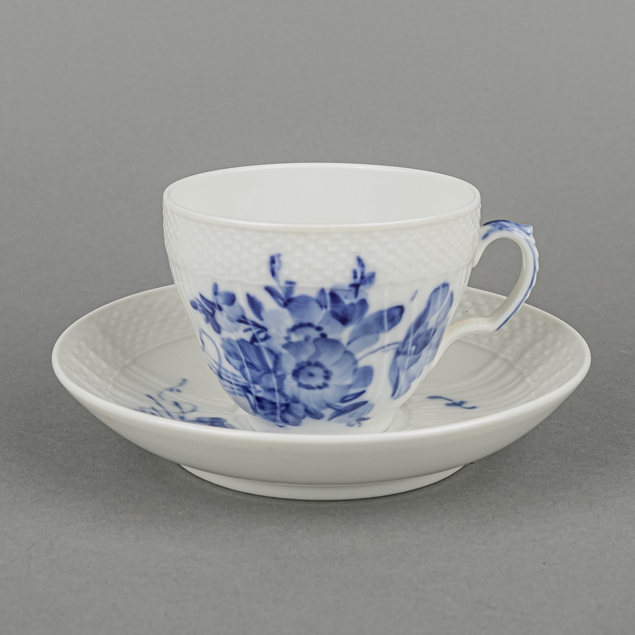 ROYAL COPENHAGEN Blue Flower Cup & Saucer 10/1549 - Around The Block