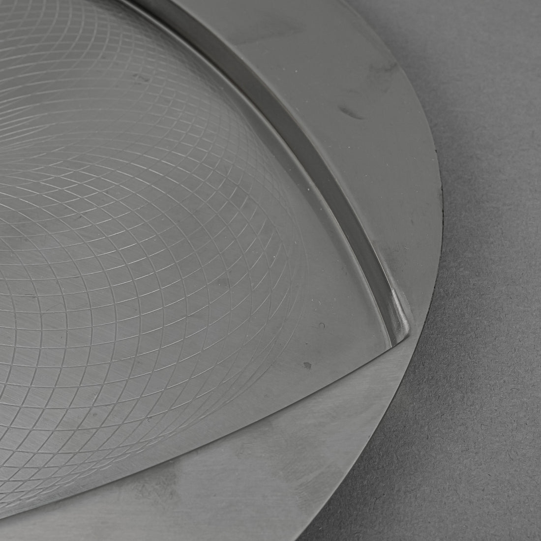 ALESSI Franco Grignani TRIGOLIO Stainless Steel Tray - Around The Block