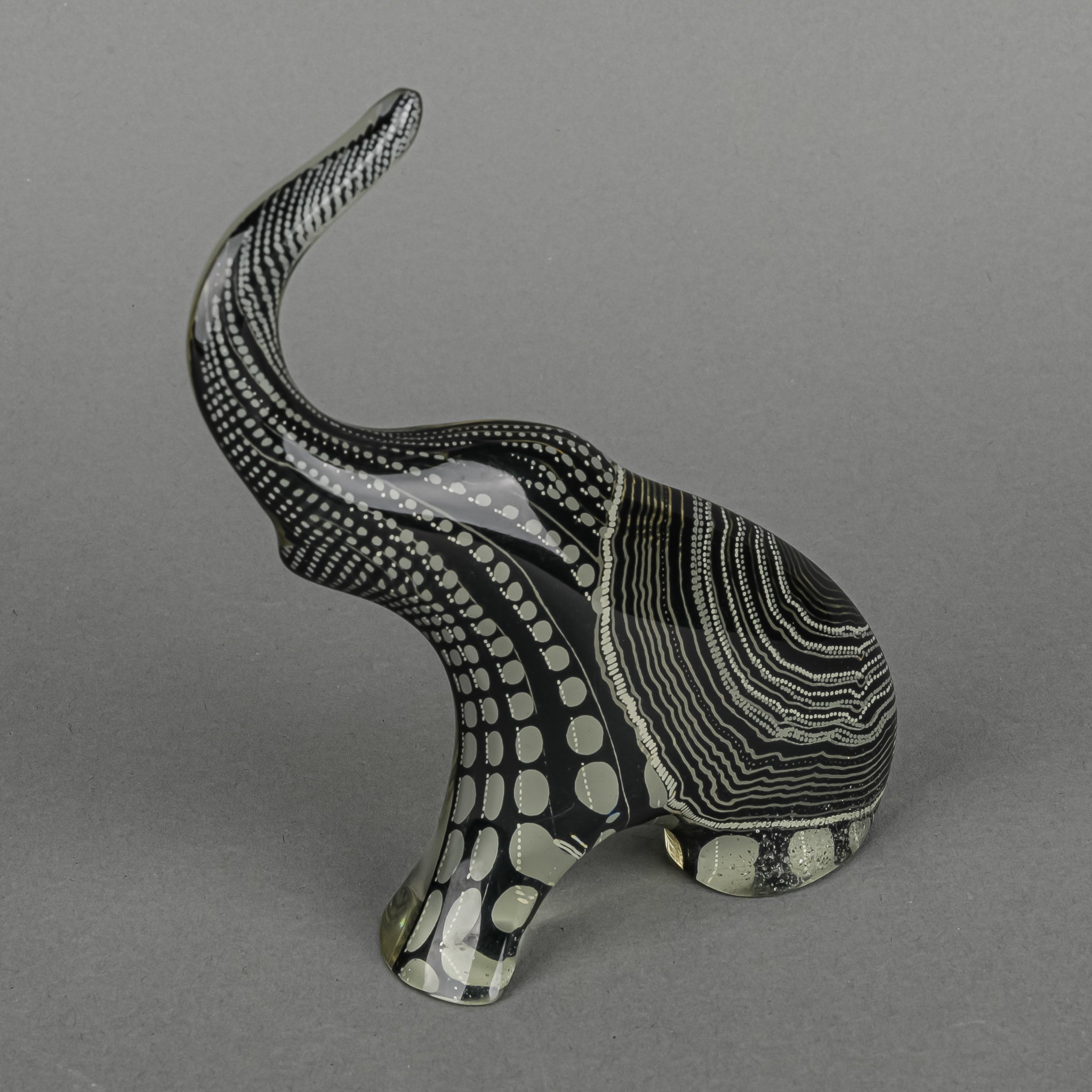 ABRAHAM PALATNIK Lucite Elephant - Around The Block