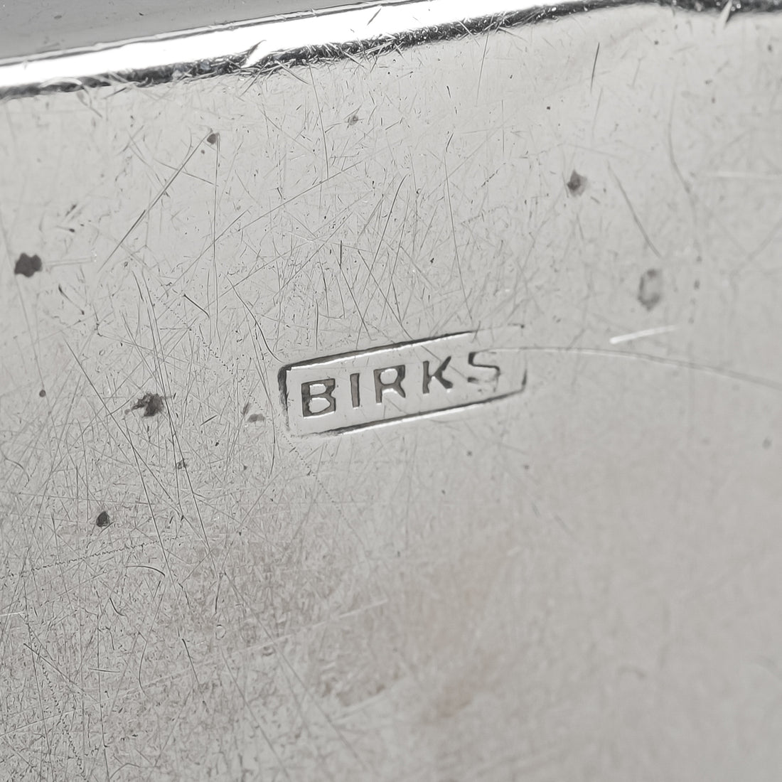BIRKS Vintage Sterling Silver Rectangular Ring Box - Monogrammed ...