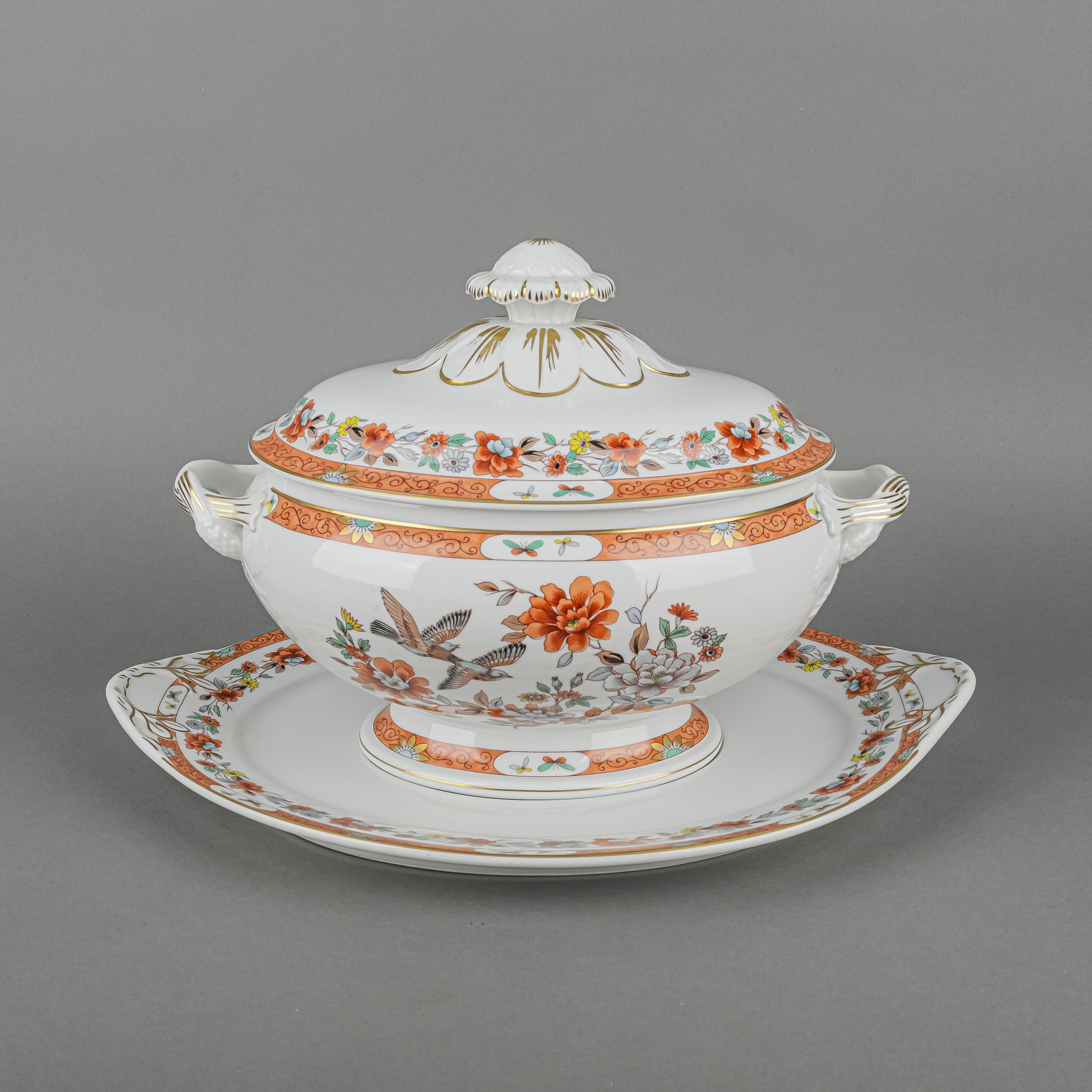 VISTA ALEGRE Oval Covered Tureen w/Underplate 3pcs - Around The Block