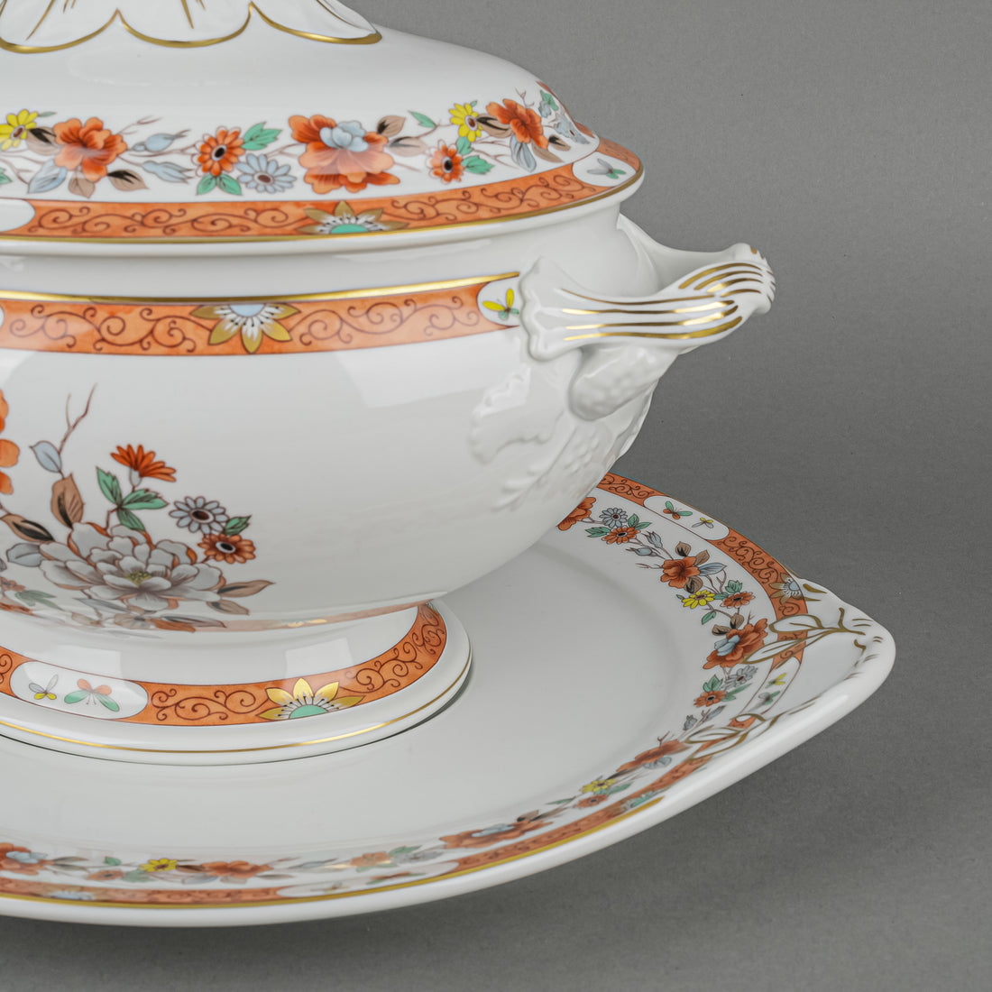 VISTA ALEGRE Oval Covered Tureen w/Underplate 3pcs - Around The Block